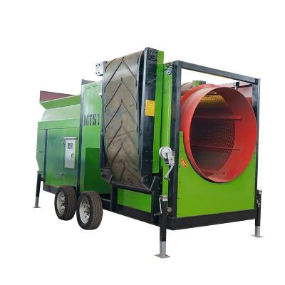 China Energy Mining Mobile Trommel Screen for Compost Fertilizer Sorting at Reasonable Prices for sale