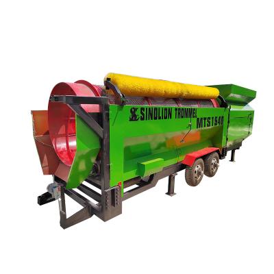 China Energy Mining Mobile Trommel Screen for Compost Fertilizer Sorting at Reasonable Prices for sale