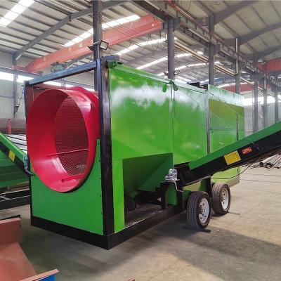 China Hoog draagbare automatische trommel-scherm trommel-zeefseparator voor zeven van de bodem Te koop