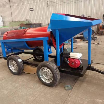 China Reciclagem de ouro aluvial com tamanho máximo de 100 mm utilizando a fábrica de máquinas de processo de mineração à venda