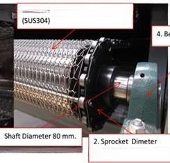 Quality Bar Shape Dry Material Coal Briquettes Continuous Production Conveyor Mesh Belt for sale
