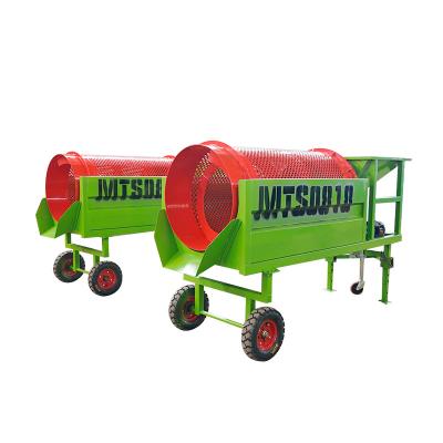 China 15 m3/h Capacity Compost Drum Sieve Trommel Screen for Organic Fertilizer Production for sale