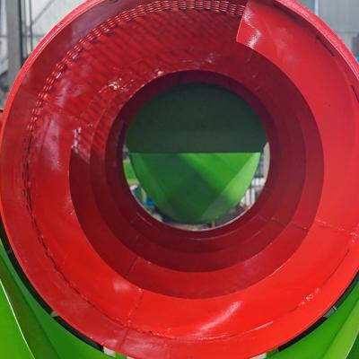 China 15 m3/h Capacity Compost Drum Sieve Trommel Screen for Organic Fertilizer Production for sale
