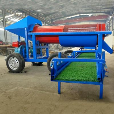 China Mobiele goudtrommel-schermseparator voor alluviaal goudstof Maximale grootte 100 mm Te koop