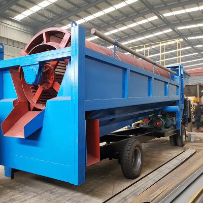 China Kleine Gold Trommel Miner Washing Plant voor capaciteit volgens en zwaartekrachtseparator Te koop