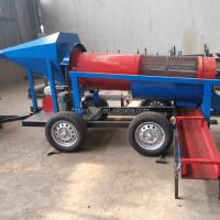 China Gold Mining Machine with Trommel Screen Sluice Box and Shaking Table for sale