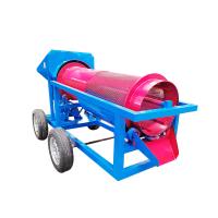 China Customized Voltage Mobile Rock Ore Drum Trommel Screener for Gold Mining Processing for sale