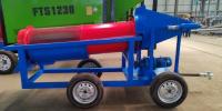 China Customized Voltage Mobile Rock Ore Drum Trommel Screener for Gold Mining Processing for sale