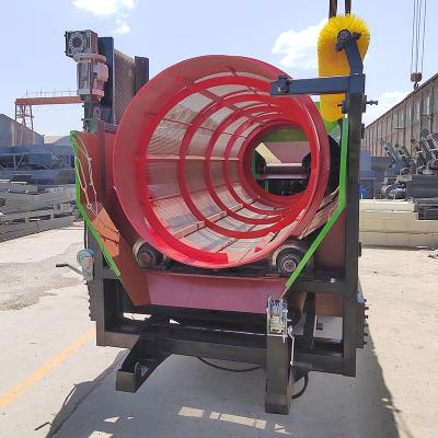 China Sistema de Processamento de Resíduos Urbanos Municipais de Sólidos Trommel Screen Móvel com Capacidade de 3000 KG à venda