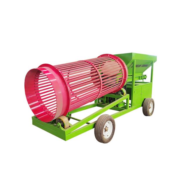 Quality Energy Mining Rotary Sawdust Drum Screen for 2200 KG Mobile Firewood Trommel Sale for sale