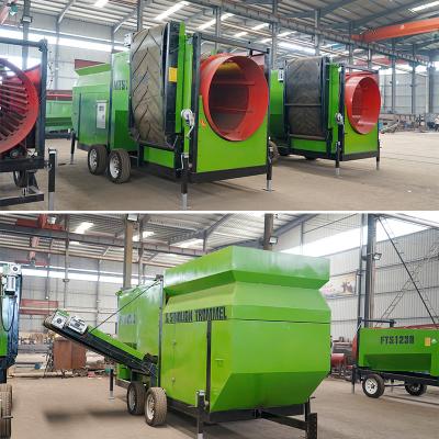 Cina Mini Mobile Trommel Screen risparmio energetico Heavy Duty per la macchina di estrazione dell'oro alluvionale in vendita