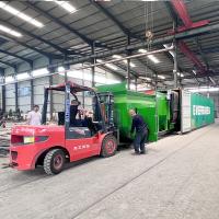 China Customized Screen Size Mobile Garbage Trommel Screen for Waste Sorting Line Equipment for sale