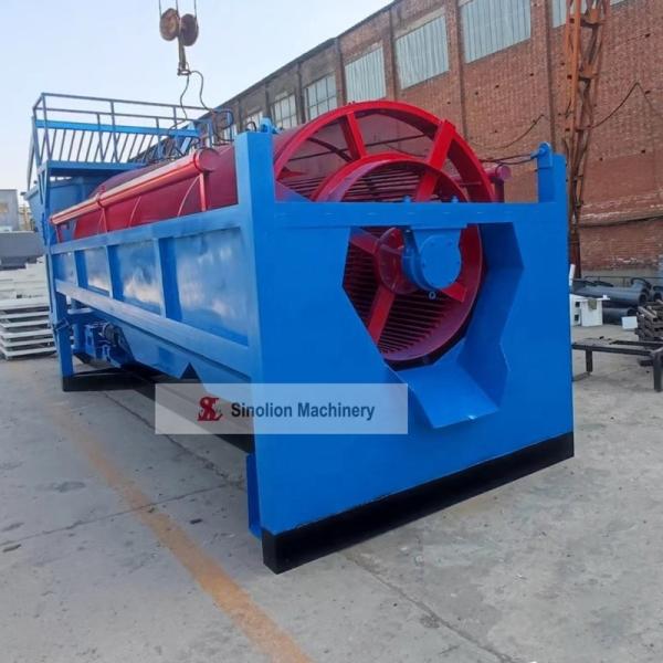Quality Gold Placer Wash Plant Cleaner Rotary Gold Trommel Machine for Building Material for sale