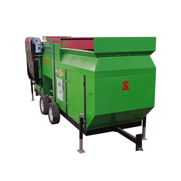 Quality Municipal Solid Waste Management Rotary Trommel Drum Screen for Alluvial Gold for sale