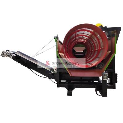 China Máquina de filtro de trombas de peneira de composto com transportador adequado para diferentes modelos fabricados à venda