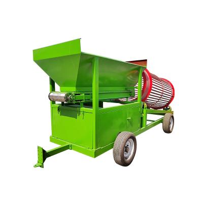 China 220V/380V Schwerlast Kleinmobile Holzsplitter Sägemehl Felsboden Stein Trommelbildschirm zu verkaufen