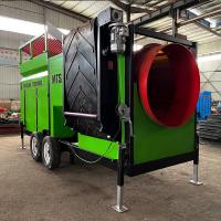 China 1200mm Diameter Mobile Compost Trommel Screen for Composting Process for sale
