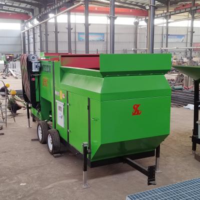 Cina 2023 Anno Scanner rotativo del suolo Trommel Sieve per impianto mobile di screening del compost in vendita