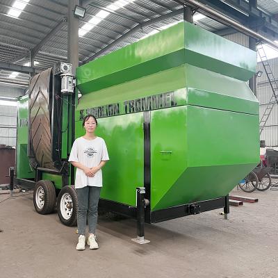 Cina 2023 Anno Scanner rotativo del suolo Trommel Sieve per impianto mobile di screening del compost in vendita
