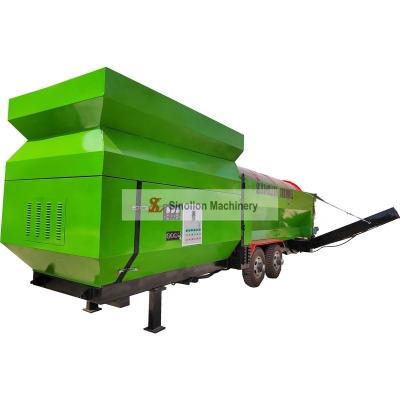 中国 300mm フィードサイズ スクリーニング材料付きの移動式重用ロック・トランメルスクリーンマシン 販売のため