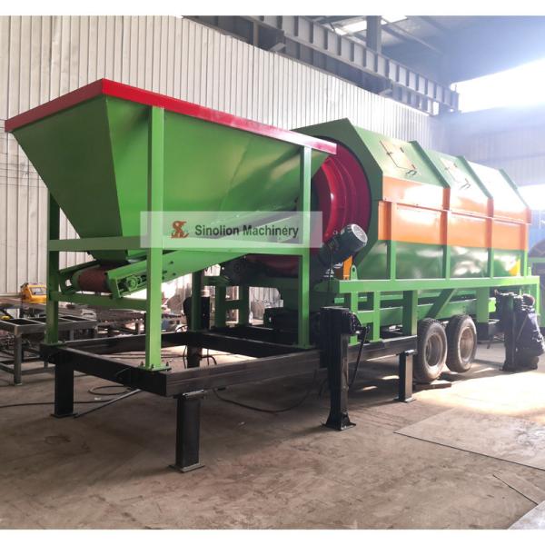 Quality Less than 300mm Feeding Size Soil Sand Trommel Screening Machine for Powder for sale