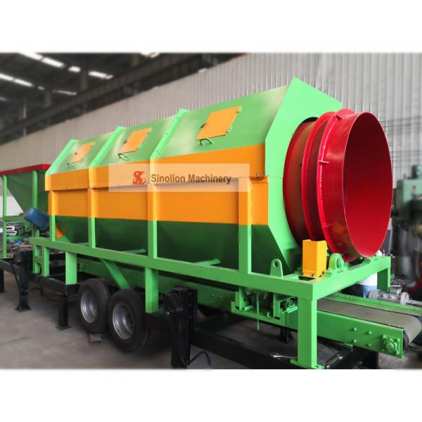 Quality Less than 300mm Feeding Size Soil Sand Trommel Screening Machine for Powder for sale