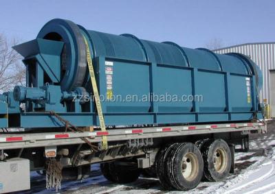Cina 2200 kg di capacità separatore di sabbia e ghiaia a tamburo con materiale di schermo in acciaio inossidabile in vendita