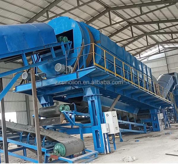 Quality Waste Recycling Machine Drum Screen Sieve Discharge Size Less than 6mm or as for sale