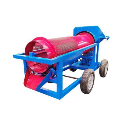 China Blau 5-10 Tonnen Mobil Goldbergbau Waschanlage Mini Mobile Goldbergbau Trommel Bildschirm zu verkaufen