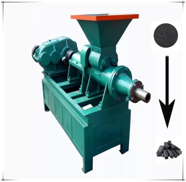 Quality Easy to Operate BBQ Extruder Charcoal Brown Coal Stick Rod Briquette Machine 700 for sale
