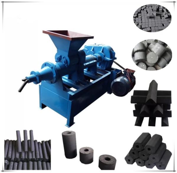 Quality 380v MBJ160 Extruder Coal Carbon Black Charcoal Stick Bar Press Briquetting for sale