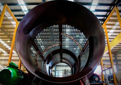 Cina Lavori di costruzione schermo rotativo a tamburo magnetico per la separazione dei granuli di acciaio e di metallo in vendita