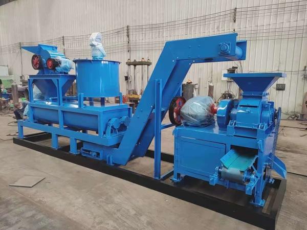 Quality Coal Breeze Briquette Roller Press for Ball Pillow and Square Charcoal in Blue for sale