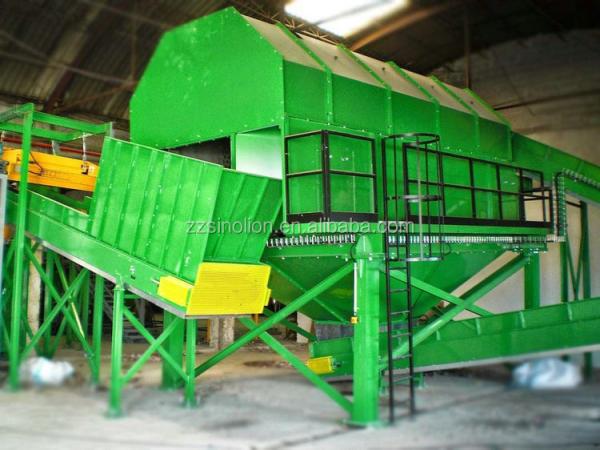 Quality Voltage-Adjustable Municipal Solid Waste Trommel Screen with Customizable for sale