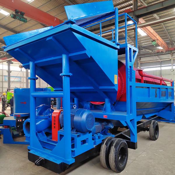 Quality Popular Small Trommel 200 Tph Alluvial Mine Trommel Designed for Energy Mining for sale