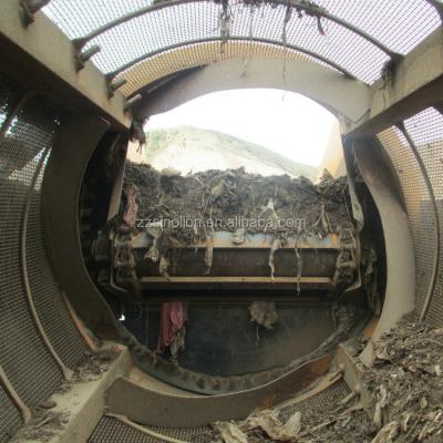 Cina 5600x2015x2010mm Vibratore a tamburo rotativo seta di compost per lo screening dei granuli di fertilizzante in vendita