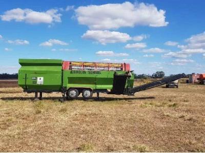 China Functie Screening Mobiele trommelgrens voor het scheiden van compost en grind Te koop