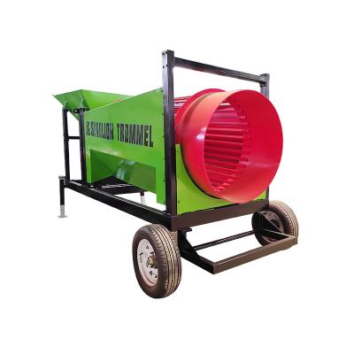 China Wood Chip Trommel Screen Sawdust Drum Rotary Trommel Screen With 380V/415V/440V Voltage for sale