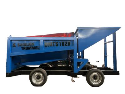 China Mobile Gold Sand Separator Mining Trommel Machinery Washing Plant with Gravity Separator for sale