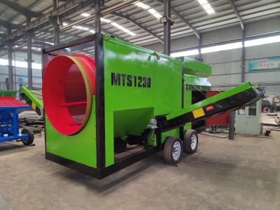 China 1-200 toneladas por hora Capacidade Máquina de tambor de compostagem móvel à venda