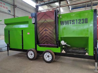 China 1-200 toneladas por hora Capacidade Máquina de tambor de compostagem móvel à venda