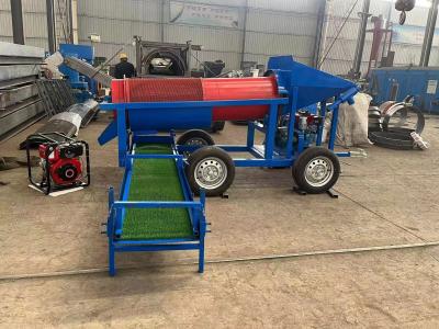 China Portable Gold Mining Equipment Mobile Mini Gold Washing Machine and Washing Plant Easy for sale