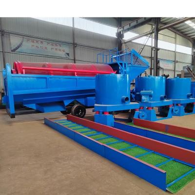 Cina Grandi capacità mobile tamburo schermo oro minerale macchina di estrazione mineraria separatore roccia oro in vendita