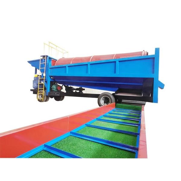 Quality 100 Ton Gold Wash Trommel Screen Large Capacity Gold Separator for Portable Plant for sale