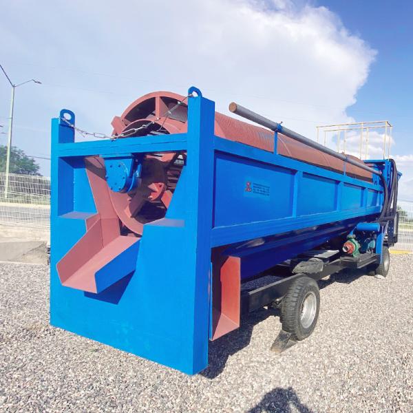 Quality 100 Ton Gold Wash Trommel Screen Large Capacity Gold Separator for Portable for sale