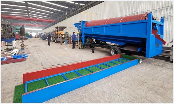 Quality Alluvial Gold Mobile Trommel Gold Wash Plant Trommel Screen for Mine Gold for sale