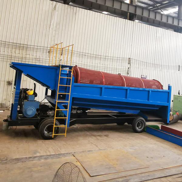 Quality Alluvial Gold Mobile Trommel Gold Wash Plant Trommel Screen for Mine Gold for sale