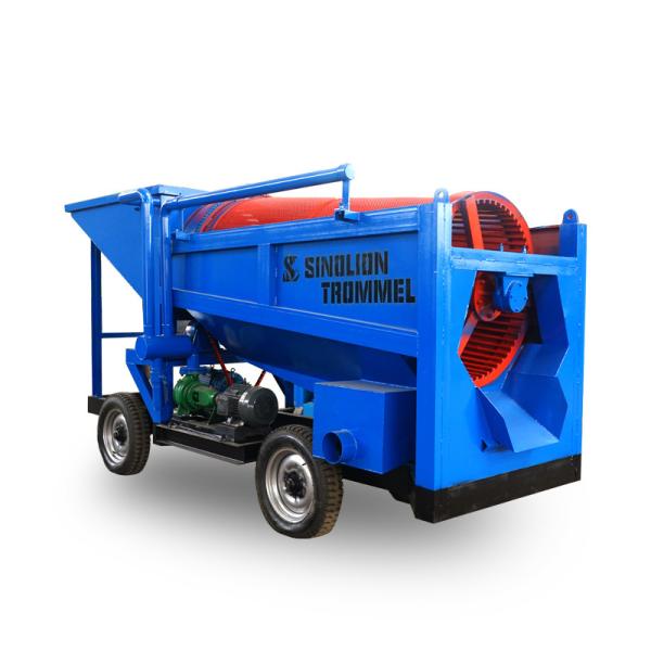 Quality Gold Processing Trommel Screen Plant 1200 KG Capacity Suitable for Small-Scale Mining for sale