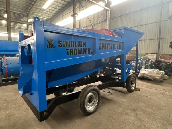 Quality Gold Processing Trommel Screen Plant 1200 KG Capacity Suitable for Small-Scale for sale