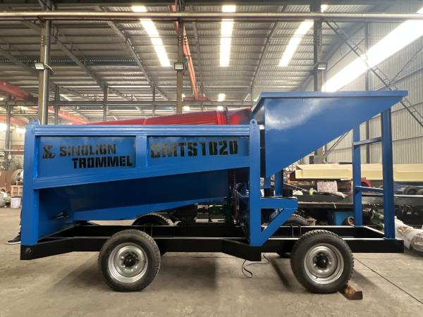 Quality Gold Processing Trommel Screen Plant 1200 KG Capacity Suitable for Small-Scale for sale